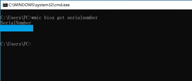 一条简单的命令获取电脑的服务编号 – Helpdesk-PC.com